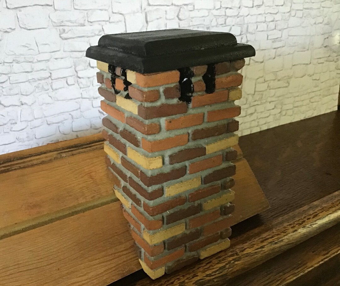 Masonryminiatures #19- Miniature Chimney Made From Handcrafted Brick 1: ...