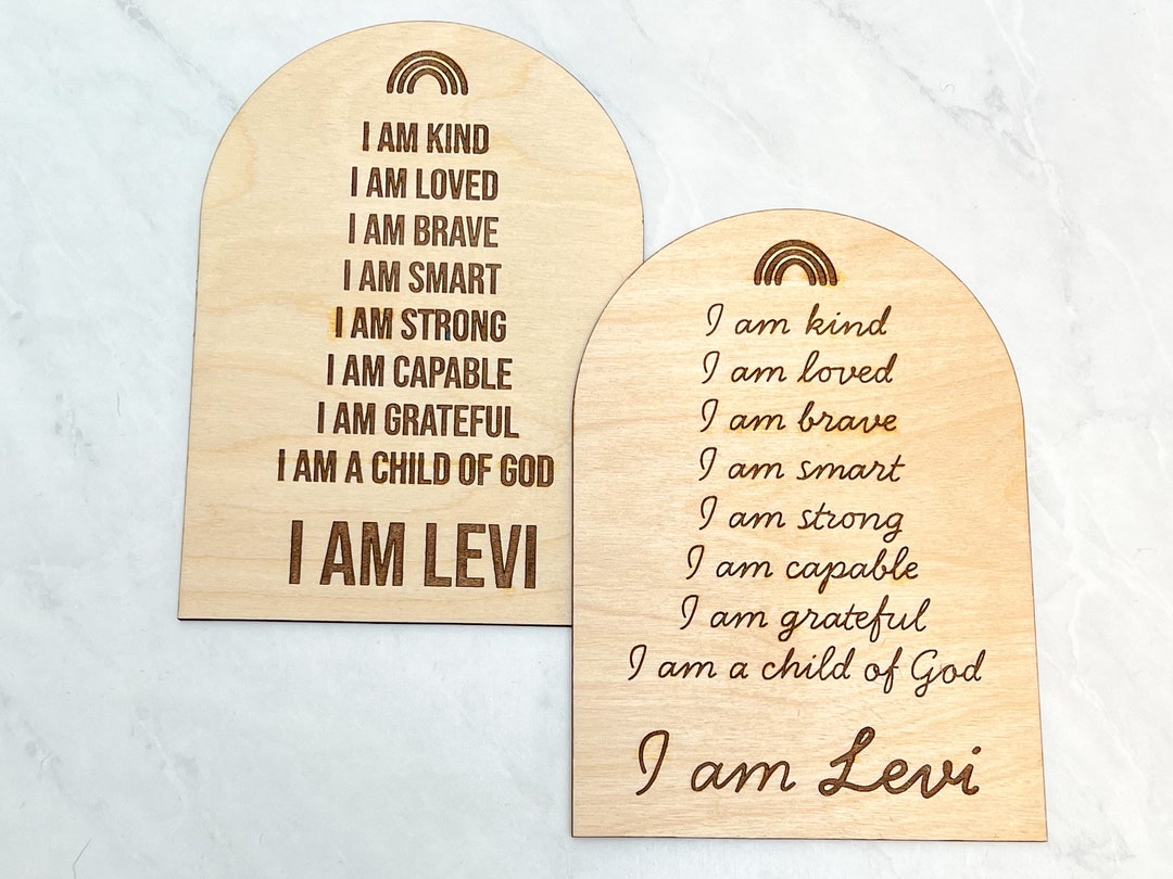 5X7 Custom Affirmations With Name *ADOPTION FUNDRAISER* - Etsy