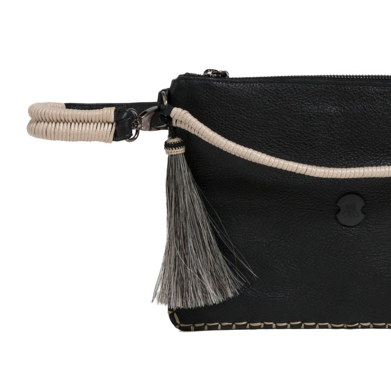 Black Leather Fanny Pack Leather Waist Bagbelted Pocket - Etsy