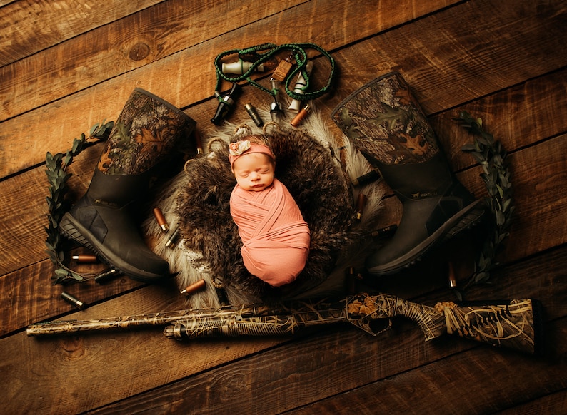 Newborn Digital Backdrop - Duck Hunting - Etsy