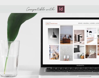 Interior Design Concept Presentation Template, Canva Template, Adobe ...