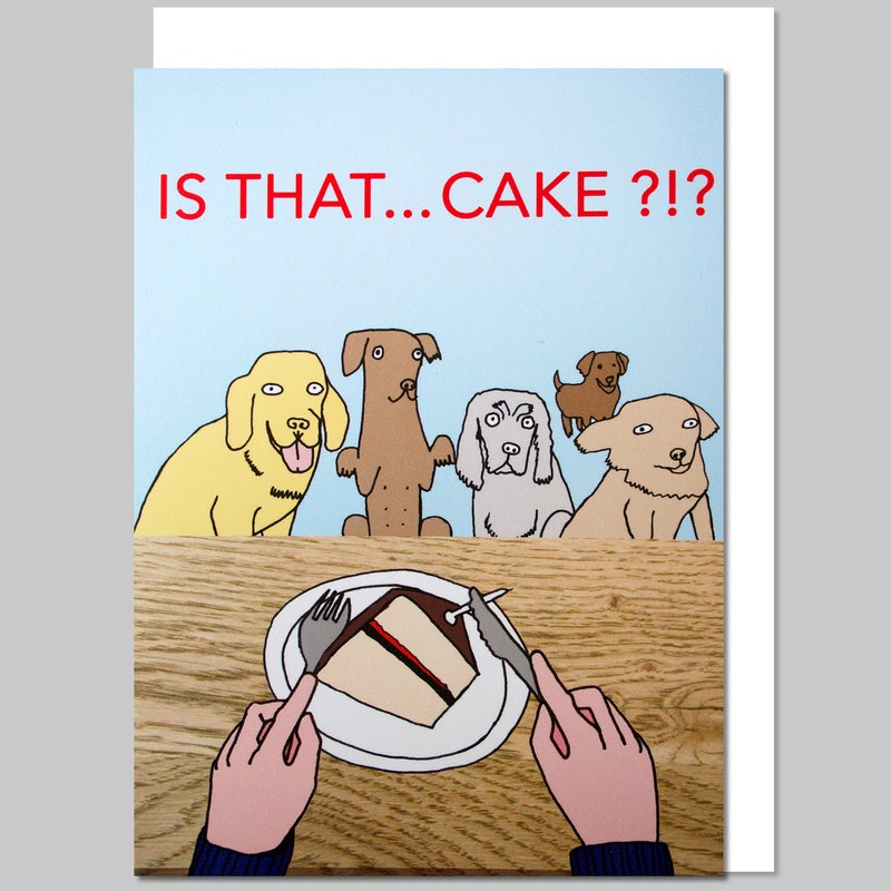 Funny Dog Card - Etsy UK