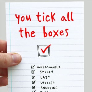 Tick Box Card - Etsy UK