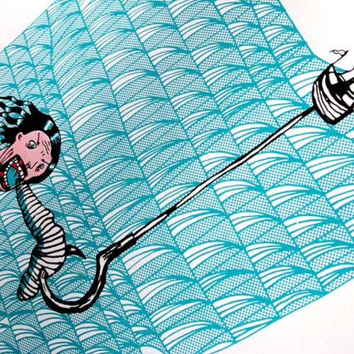 Contemporary Print Quirky Wall Art Limited Edition Screen - Etsy