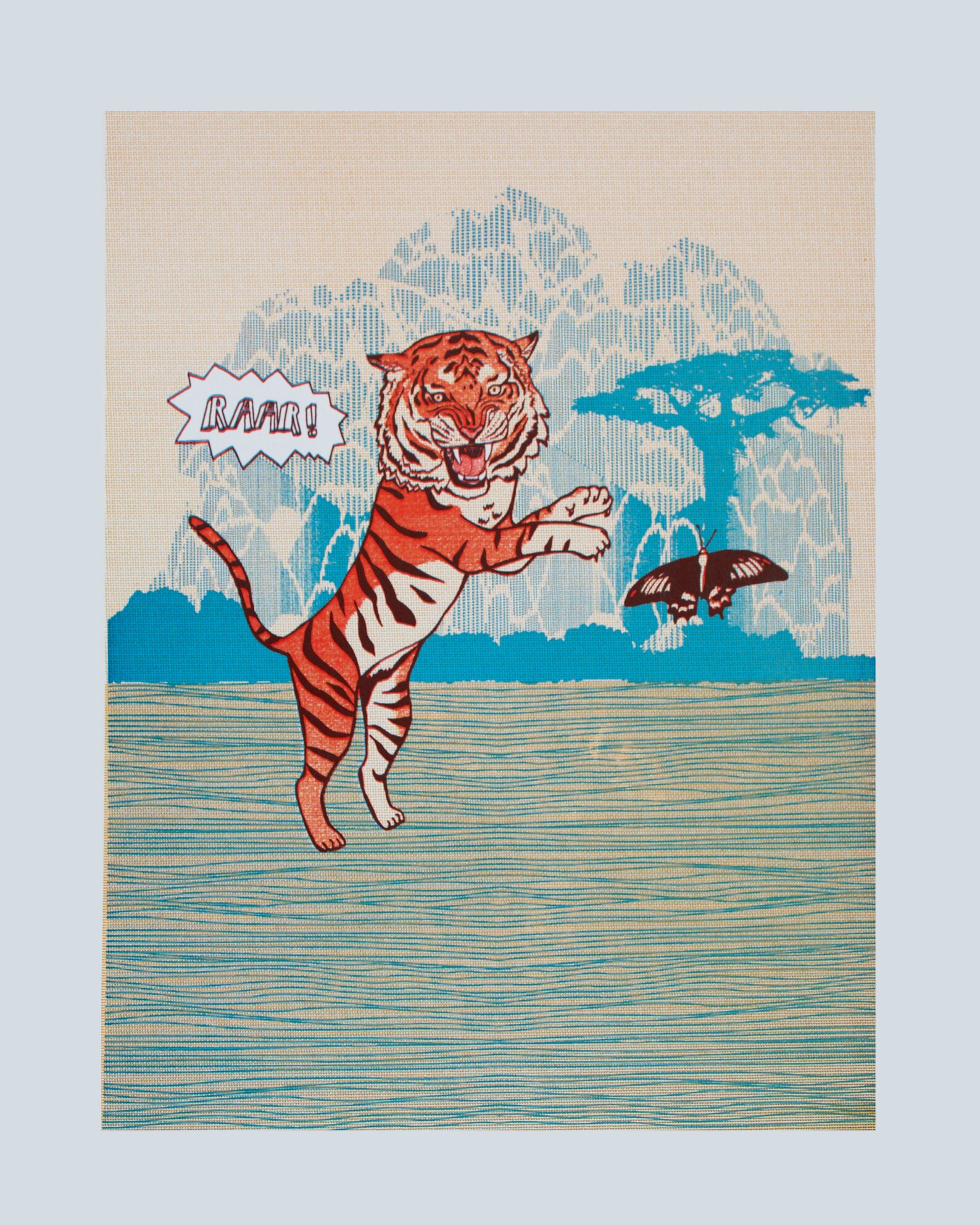 Tiger Screen Print Limited Edition Print Screen Print Art - Etsy