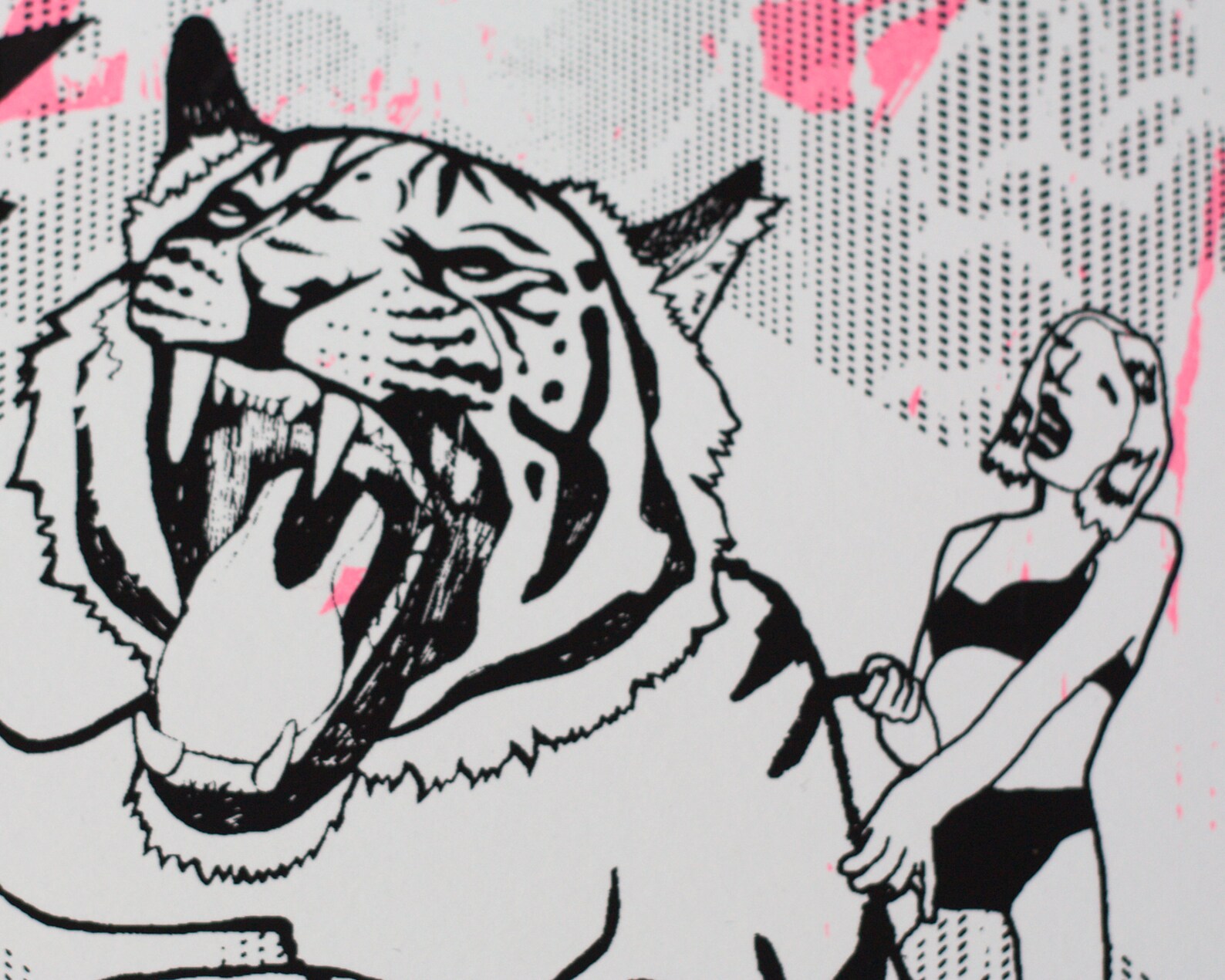 Tiger Screen Print Limited Edition Screen Print Tiger - Etsy