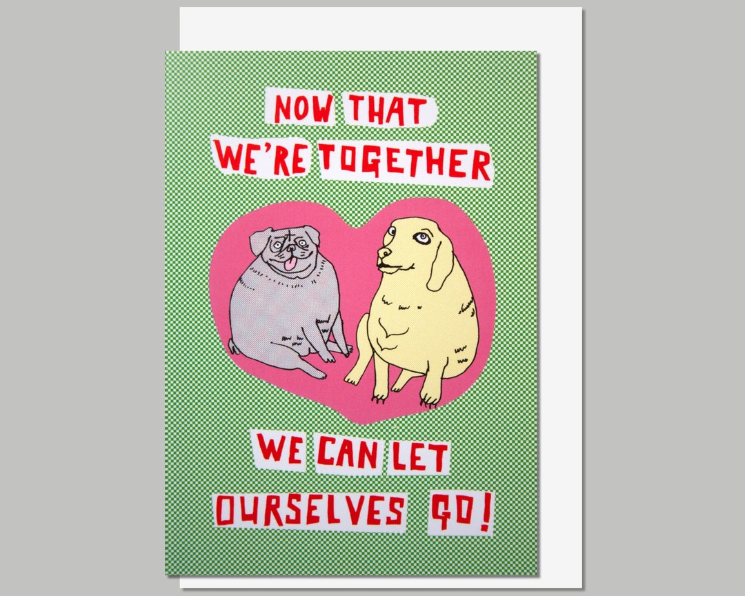 Funny Cute Dog Valentines Card for Husband, Wife, Girlfriend, Boyfriend ...
