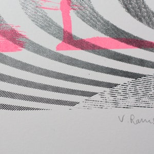 Tiger Screen Print - Limited Edition Screen Print - Tiger - Fluorescent ...