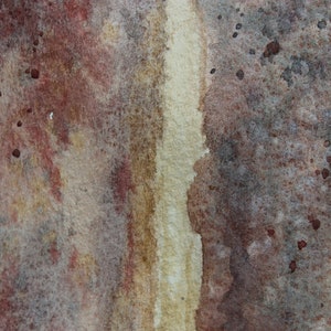 Padlock Painting, Rusty Padlock, Painting of Rust, Original Abstract ...