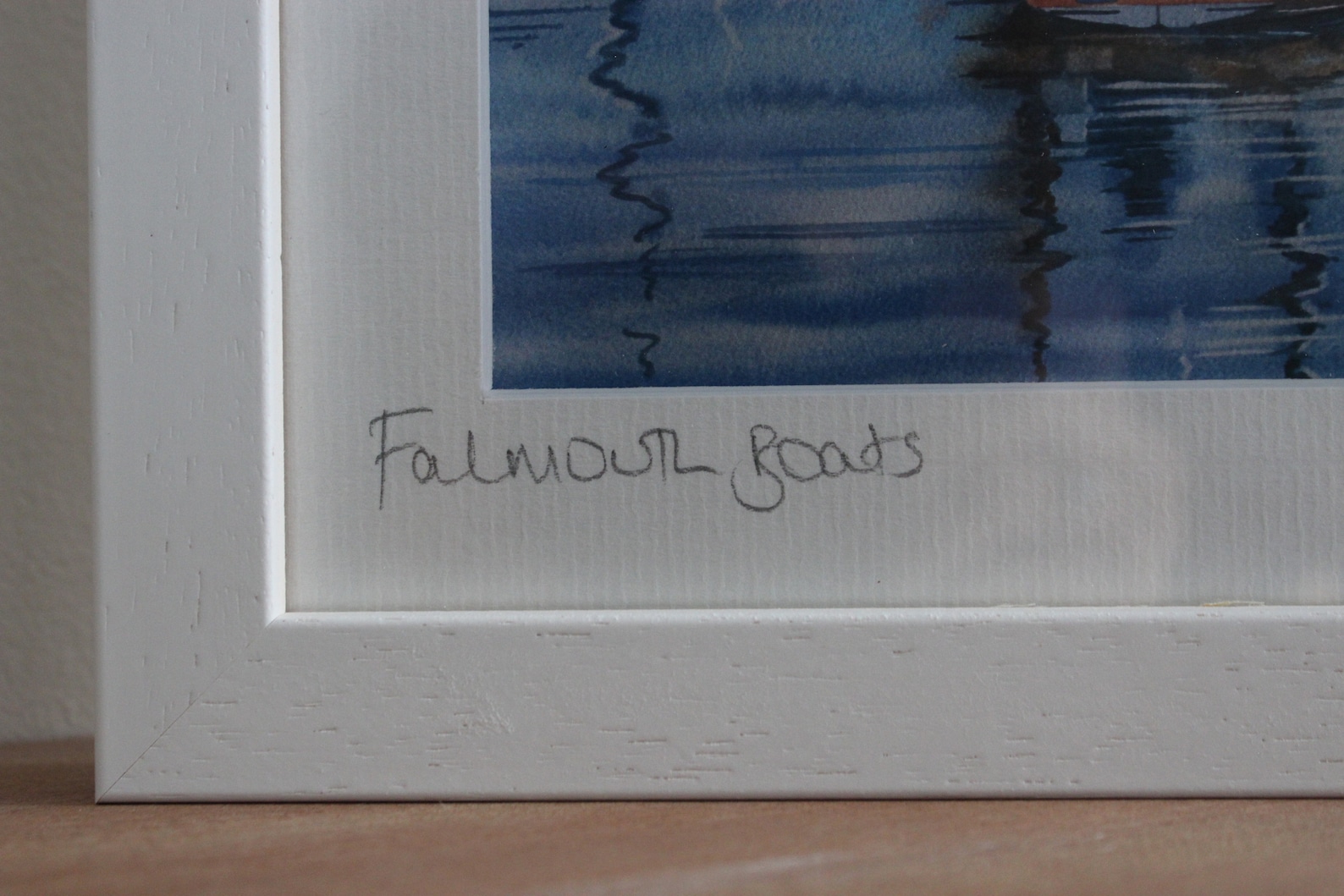 Framed Print of Falmouth, Cornwall, From an Original Watercolour ...