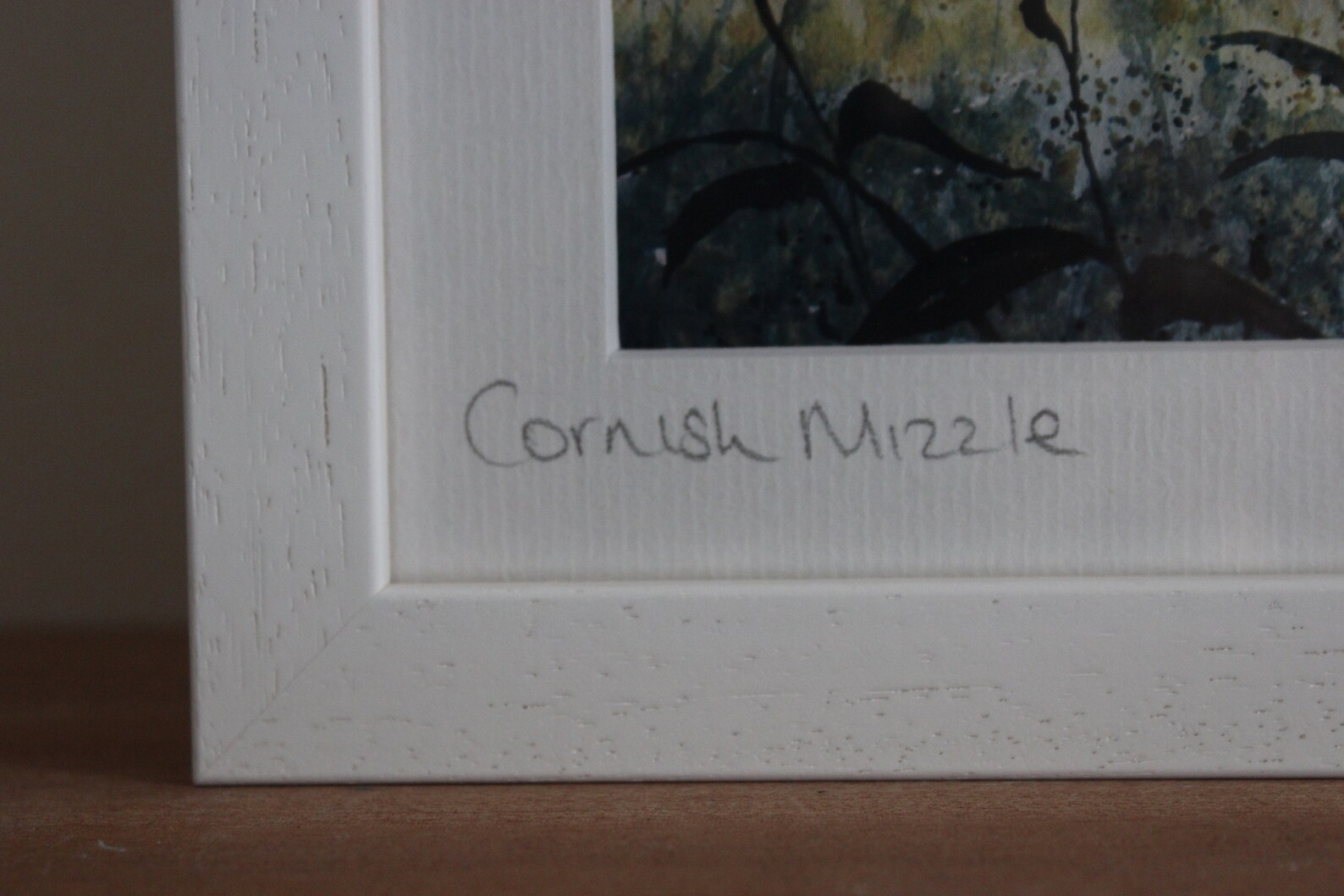 Watercolour Landscape Print Hedgerow Landscape Framed Print | Etsy