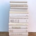 Lot Vintage White Books. BOOK STACK White Book Bundle. - Etsy