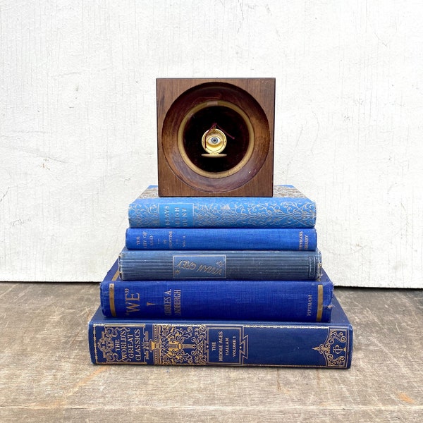 Blue Book Stack - Etsy