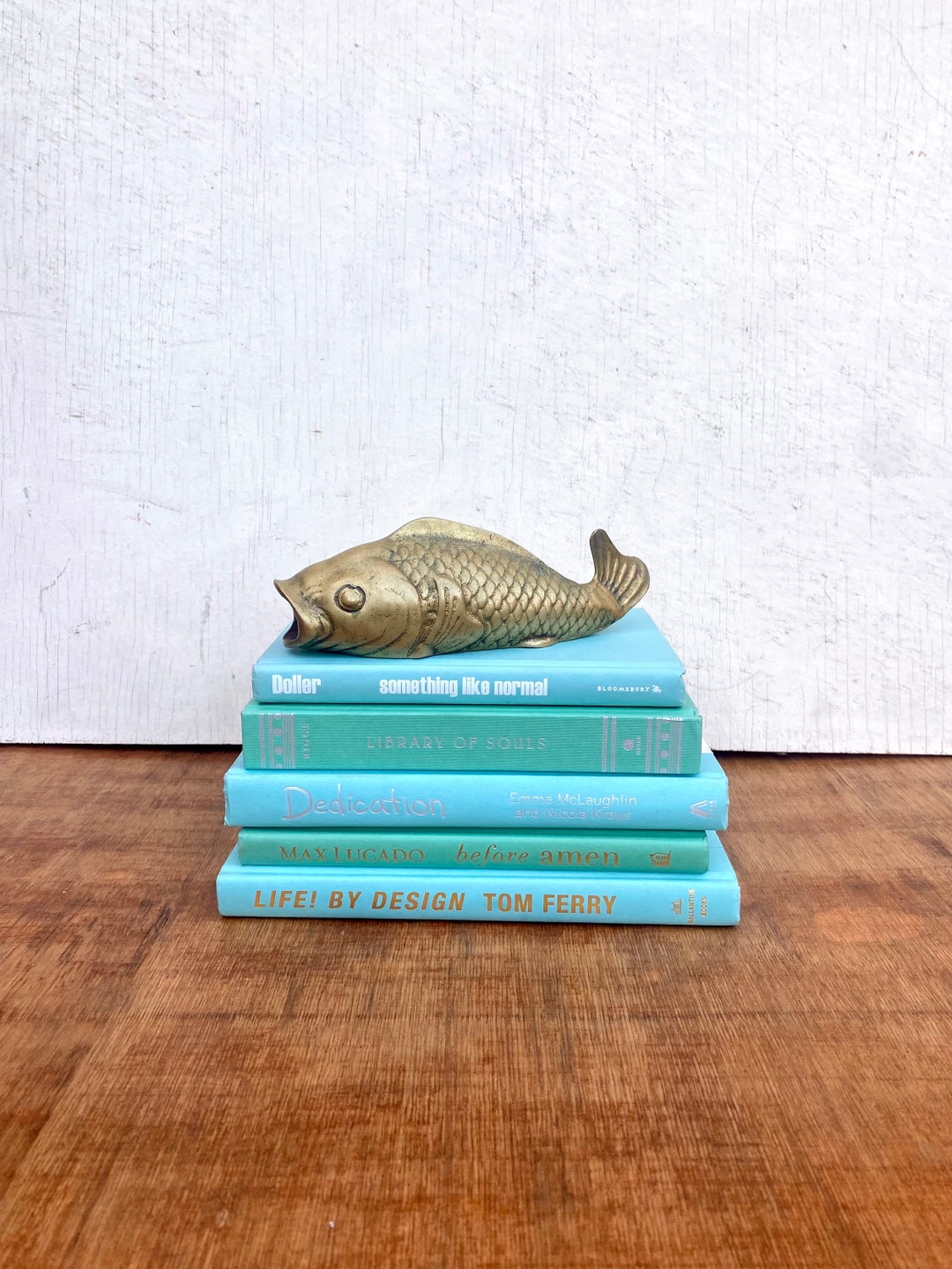 Modern Pastel Aqua Teal Blue Book Stack. Light Blue Books Blue Book ...