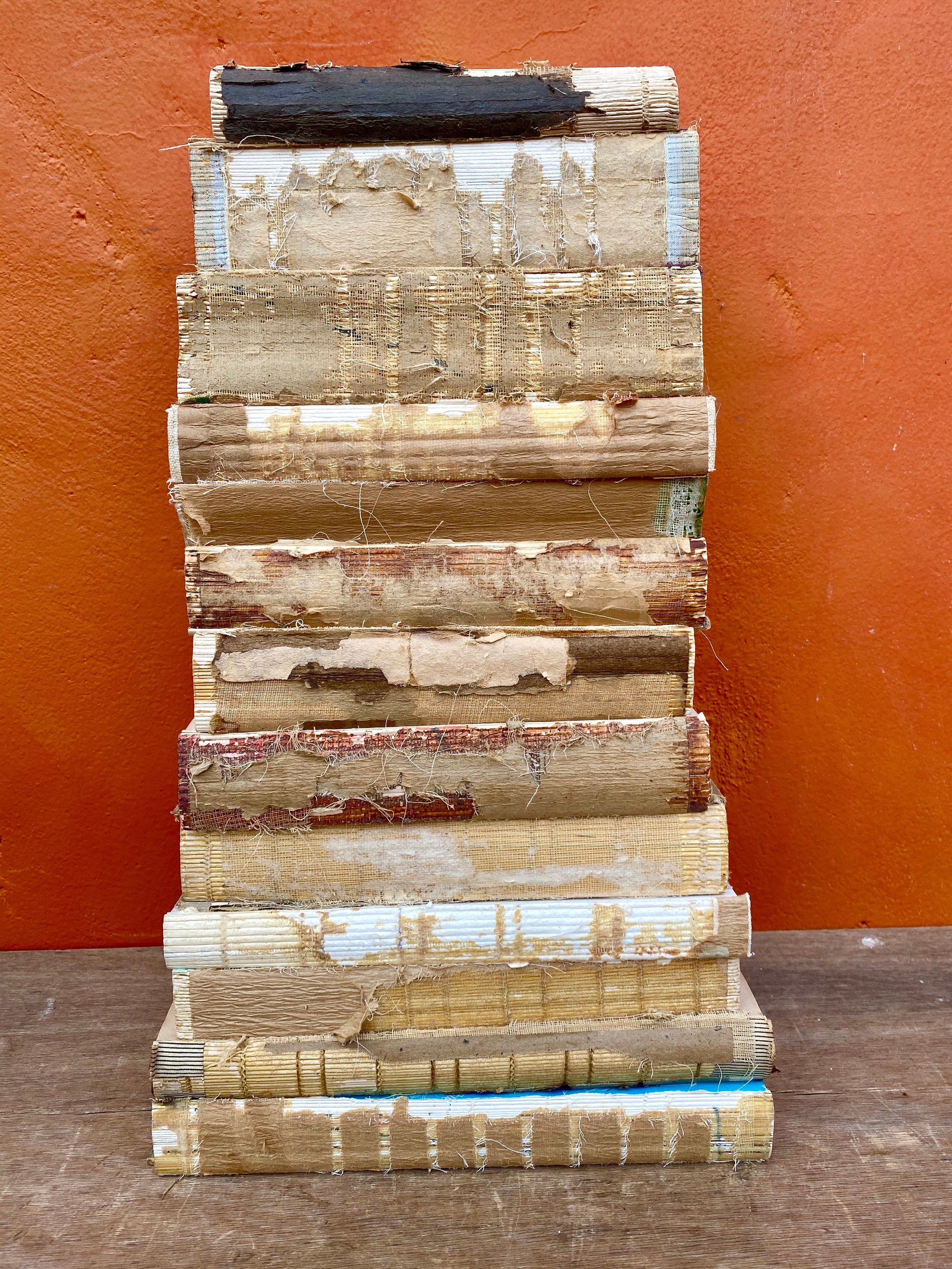 Rustic Vintage Books. Rustic Farmhouse Book Bundle. Shabby Tattered ...