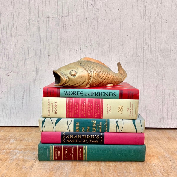 Vintage Book Stack - Etsy