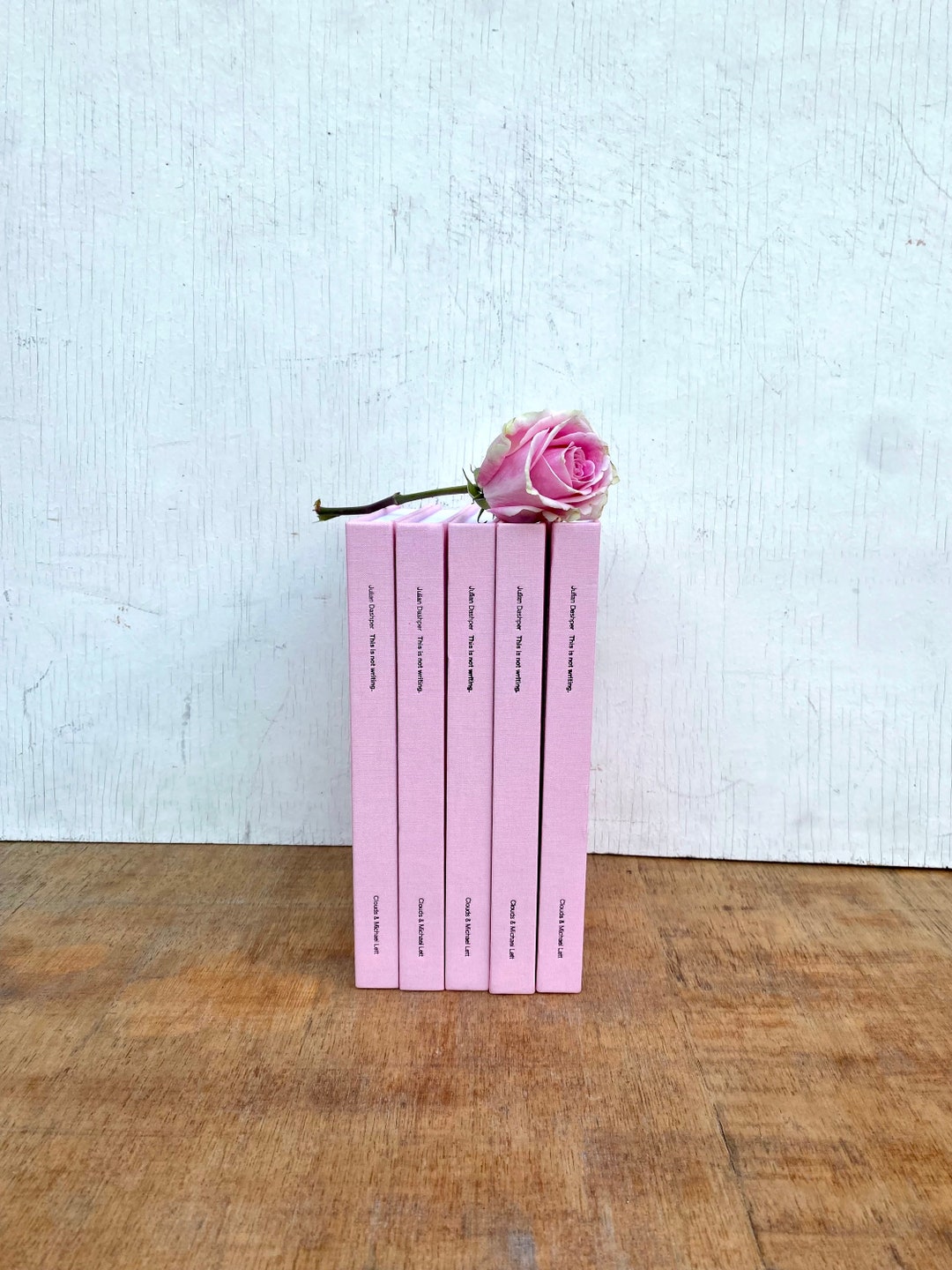 Pastel Pink Book Stack. Pink Books. Decorative Books by Color Home ...