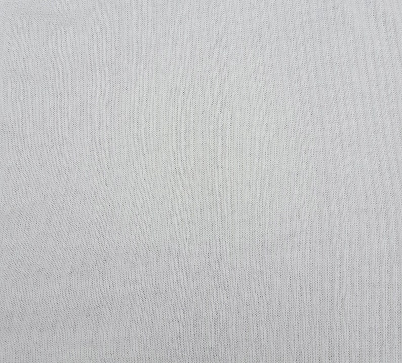 Ivory Wool Blend 2x4 Rib Sweater Knit Fabric by Yard 1 - Etsy