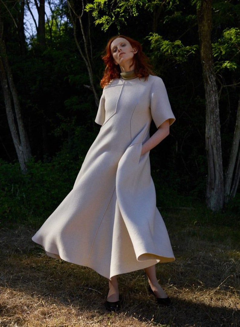 Heavyweight 100% Wool Fabric Dk. Brown | 500GSM | Milled in USA ...