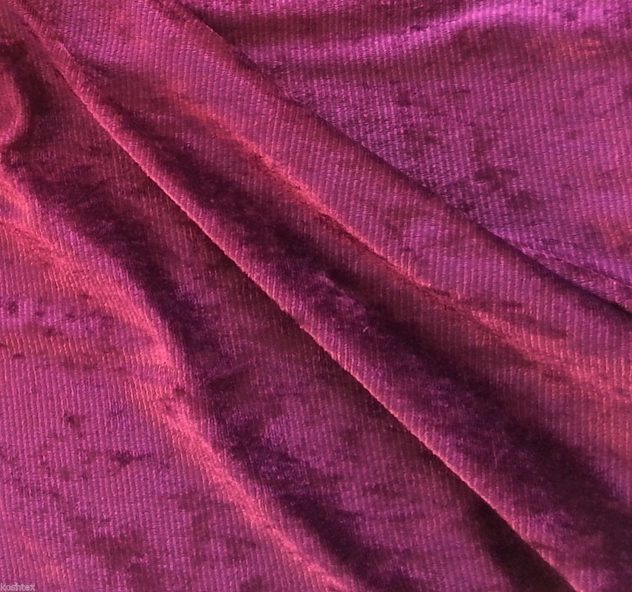 Burgundy Crushed Panne Velvet Velour Fabric by the Yard | Etsy