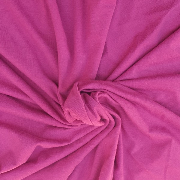Raspberry Knit Fabric - Etsy