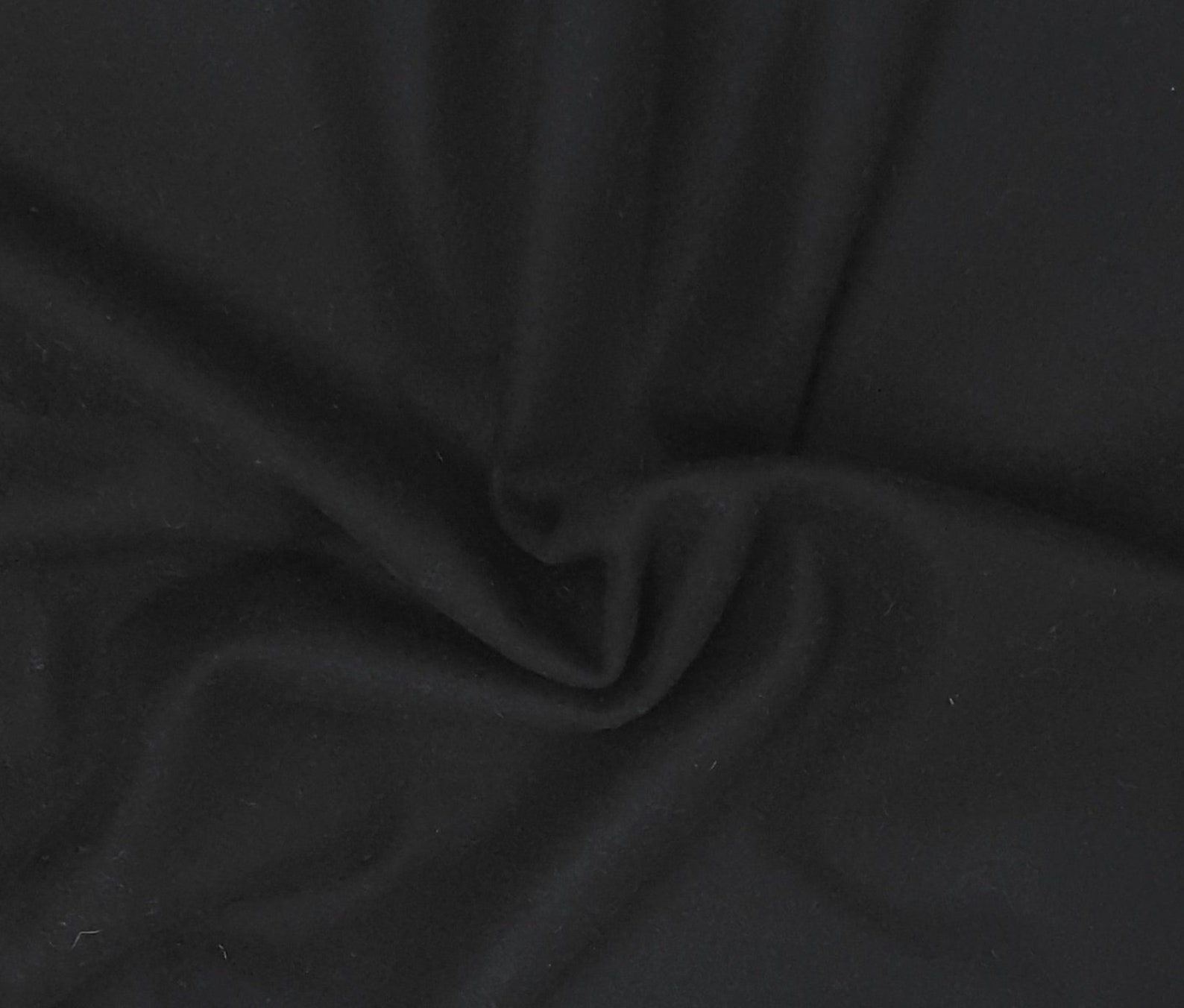 100% Wool Black Fabric by the Yard 450GSM Heavy Weight made - Etsy