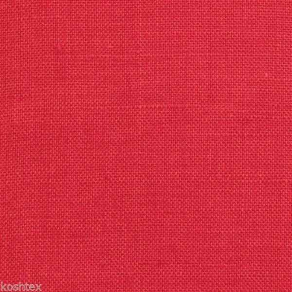Red Linen Fabric - Etsy
