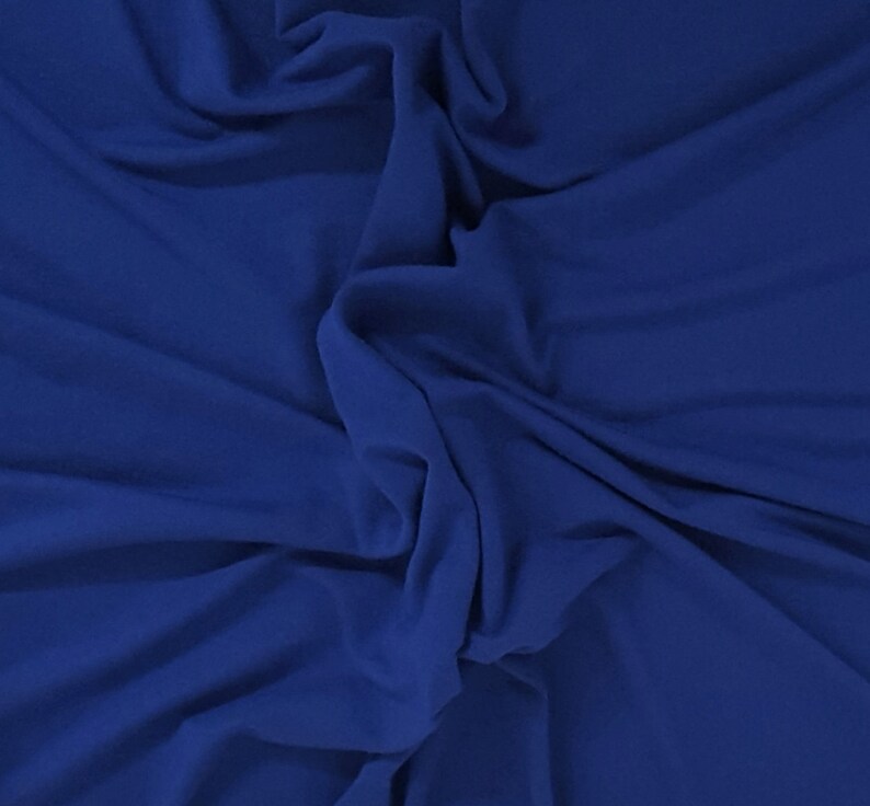 Royal Modal Spandex Fabric Jersey Knit by Yard 4 Way Stretch - Etsy