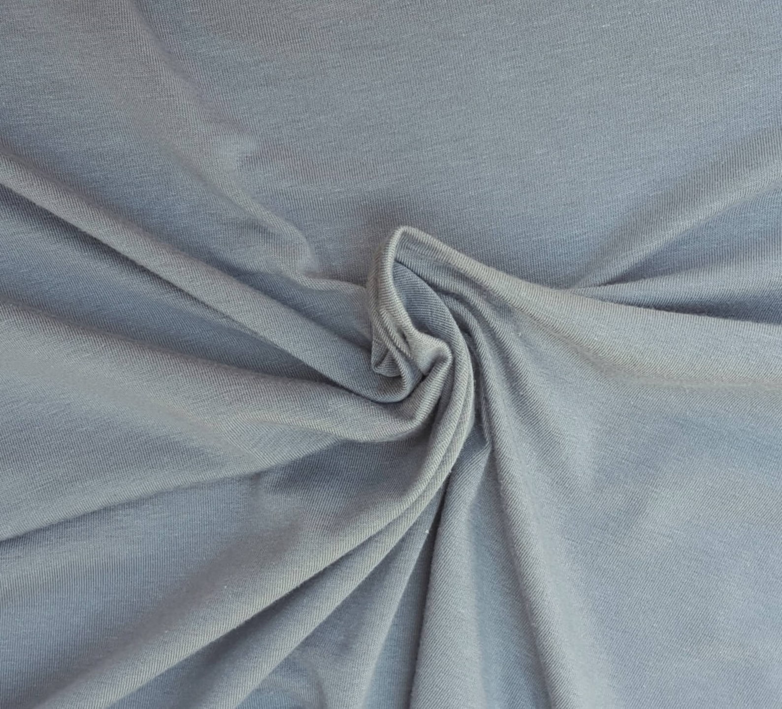 Gray Modal Cotton Spandex Fabric Jersey Knit by the Yard 5/17 | Etsy