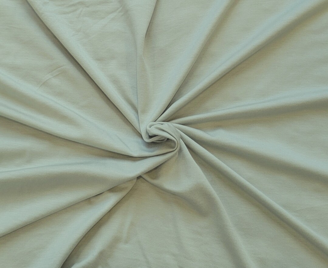 Sage Tencel Siro Spandex Fabric Jersey Knit by the Yard & Wholesale 4 Way Stretch 240GSM - Etsy