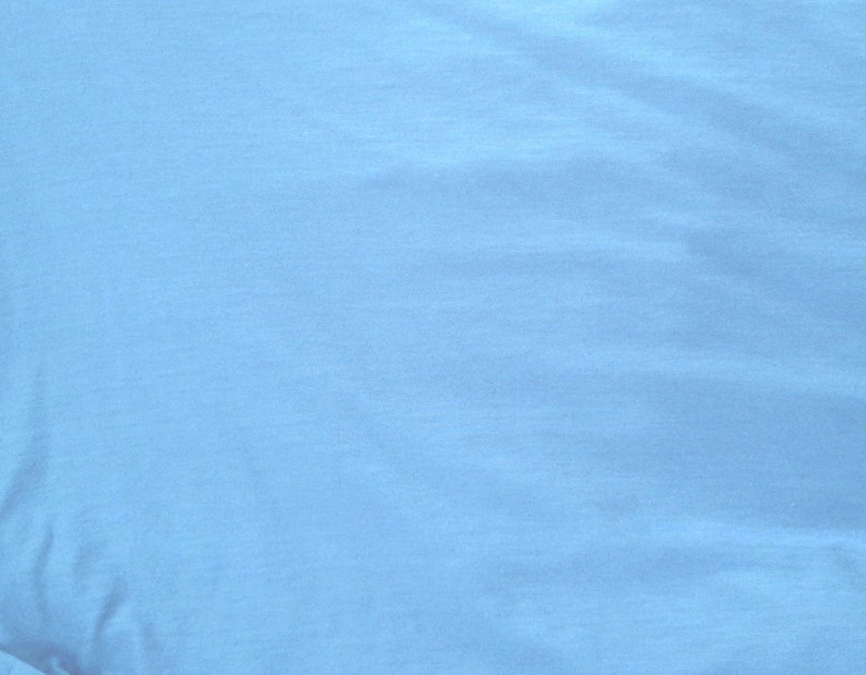 Blue Modal Blend Fabric by the Yard Jersey Knit Fabric - Etsy