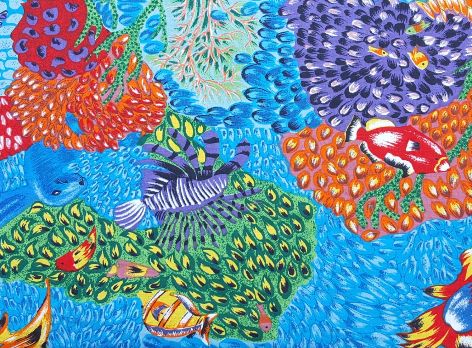 Cotton Fish in the Water Woven Fabric by the Yard Finding Nemo - Etsy