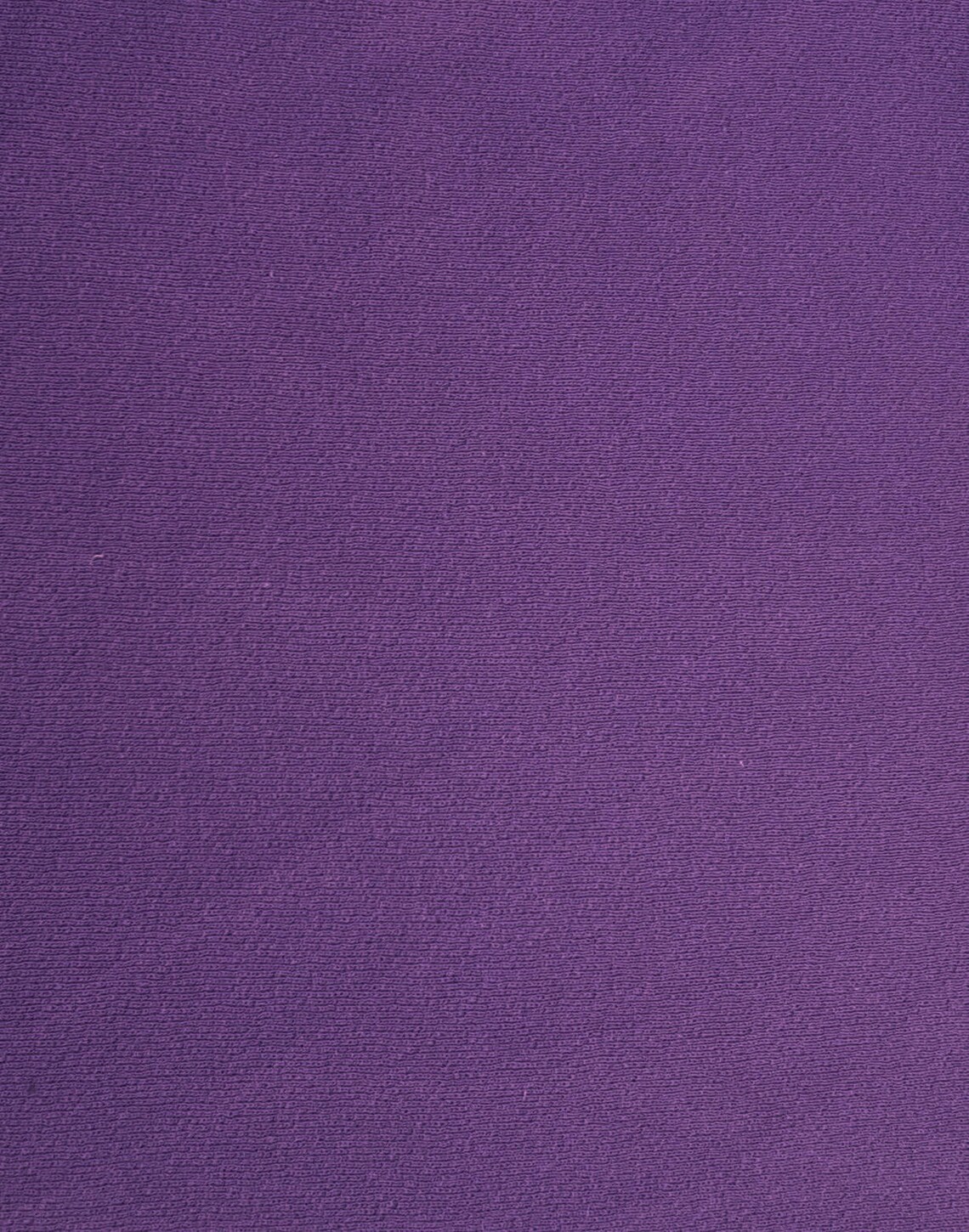Purple Cotton Knit Fabric by the Yard Double Crepe Heavy Weight 9/15/16 ...