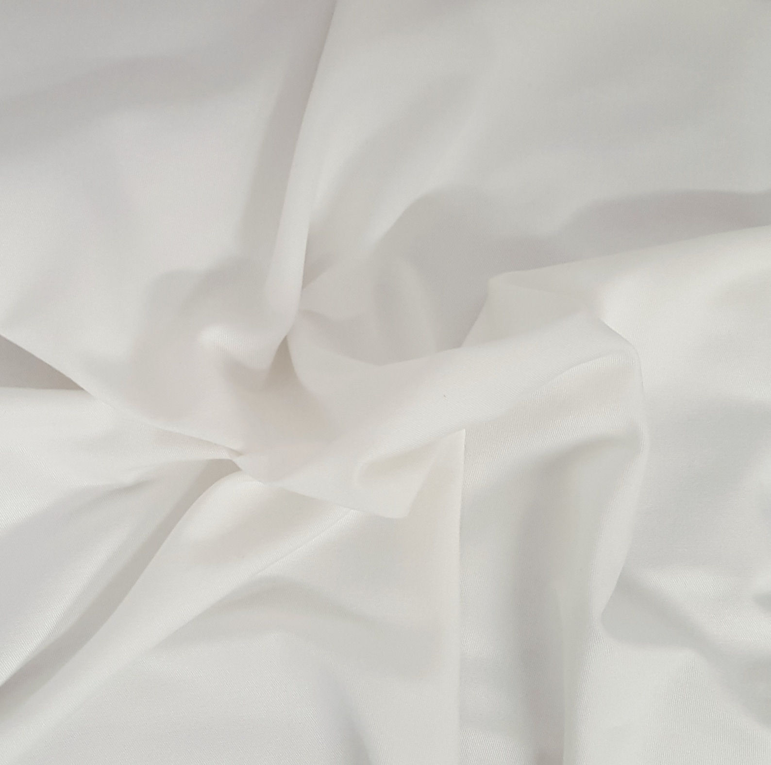 100% Lyocell Tencel Twill Woven Fabric by the Yard off White PFD 230GSM ...