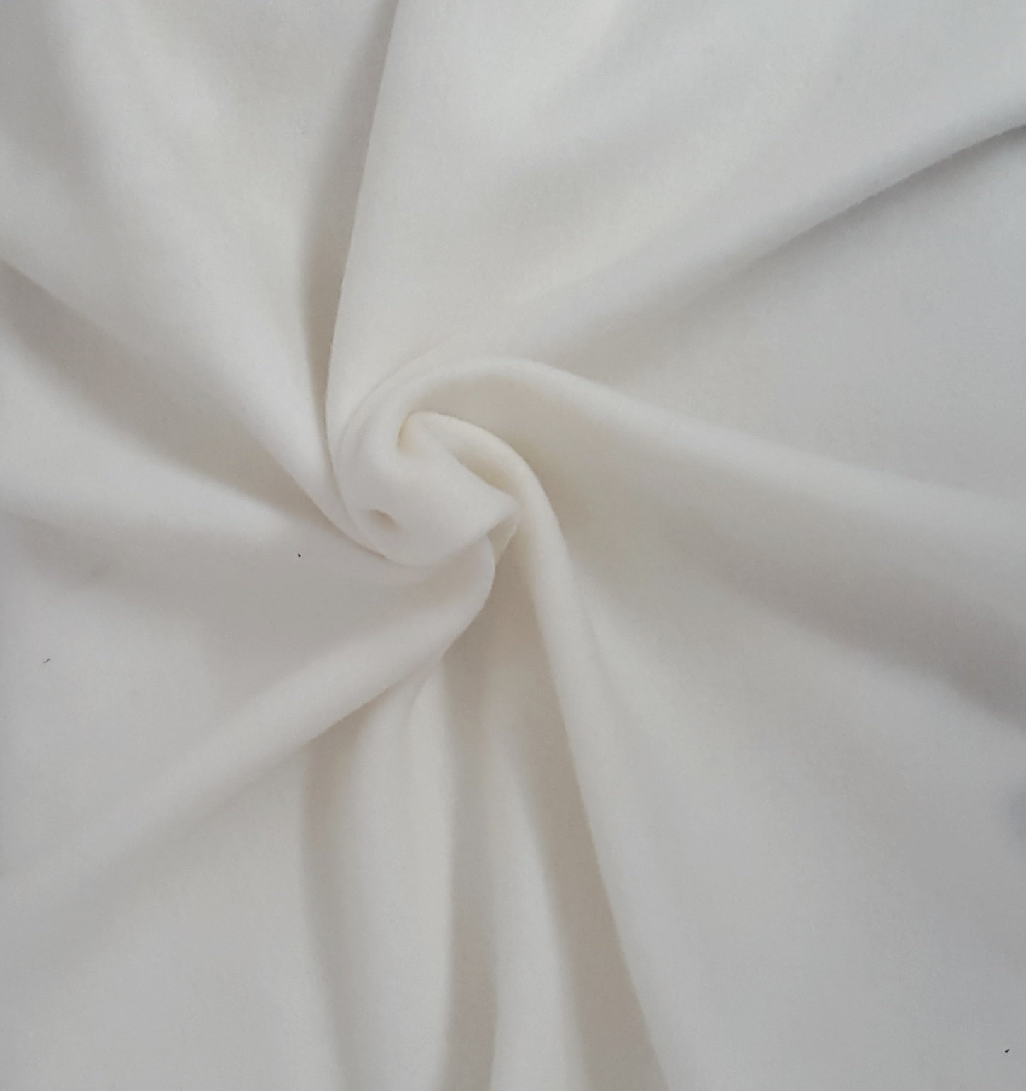 White Cotton Blend Fleece Fabric by the Yard 14.5 oz | Etsy