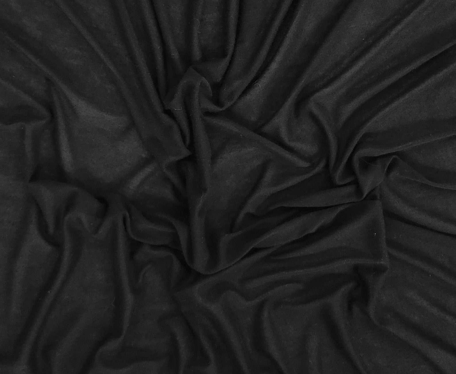Black Silk Micro Modal Fabric Jersey Knit by the Yard - Etsy