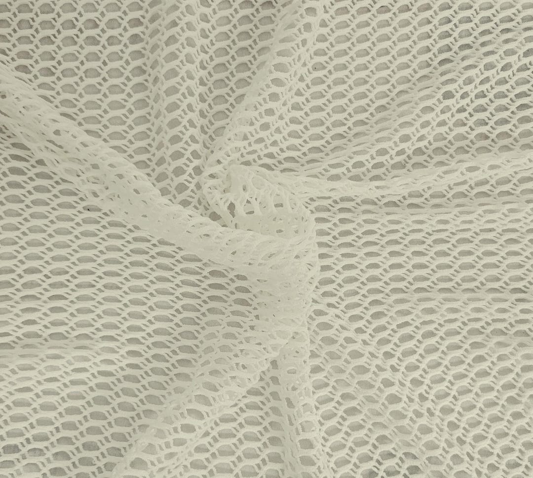 Natural Rayon Spandex Fishnet Knit Fabric by the Yard [leggings, Gloves ...