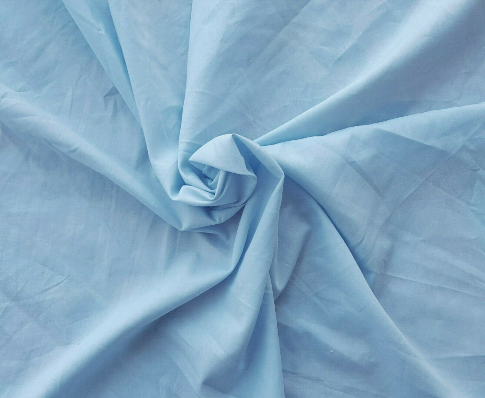Cotton Blend Poplin Woven Fabric by the Yard Baby Blue [scrubs, Shirt ...