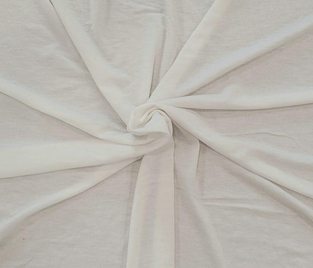 PFD Natural Wool Spandex Blend Jersey Knit Fabric by the Yard ...