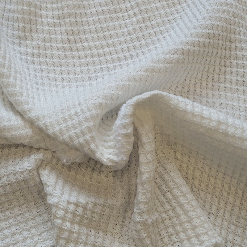 Waffle Knit Fabric by the Yard - Etsy