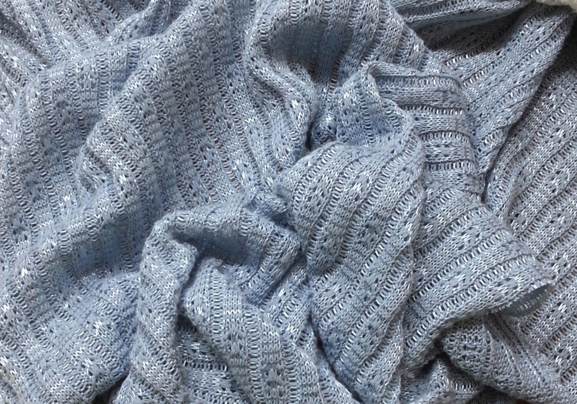Light Blue Nylon Sweater Knit Fabric by the Yard photography - Etsy