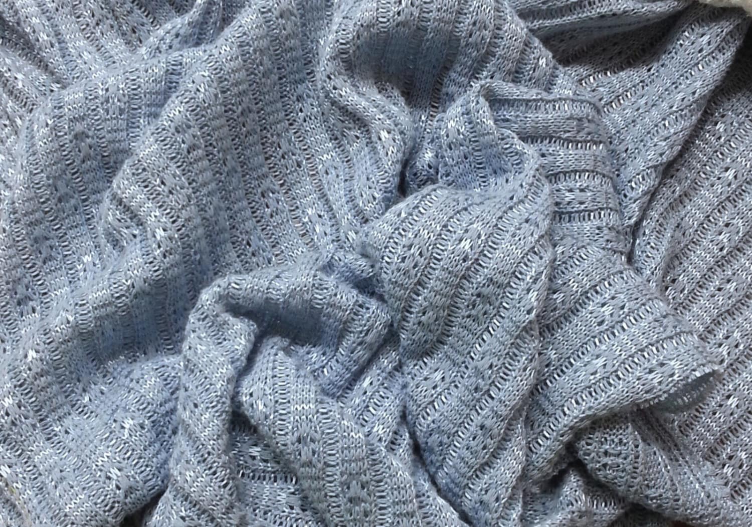 Light Blue Nylon Sweater Knit Fabric by the Yard Photography | Etsy