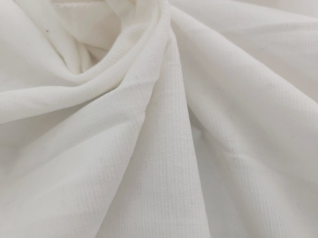 White PFD 100% Cotton Corduroy Fabric 28 Wale by the Yard 120GSM - Etsy