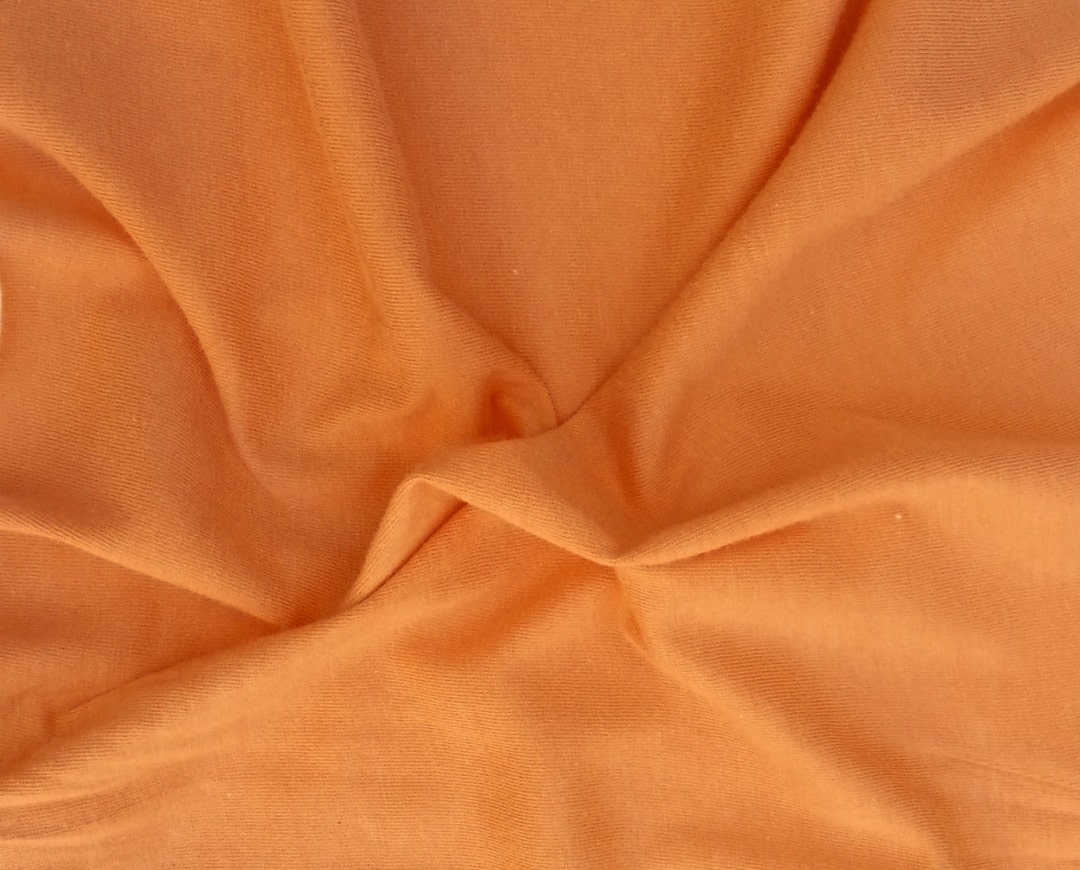 Orange Cotton Fabric Jersey Knit by the Yard ( Moby Wrap Baby Carrier ...