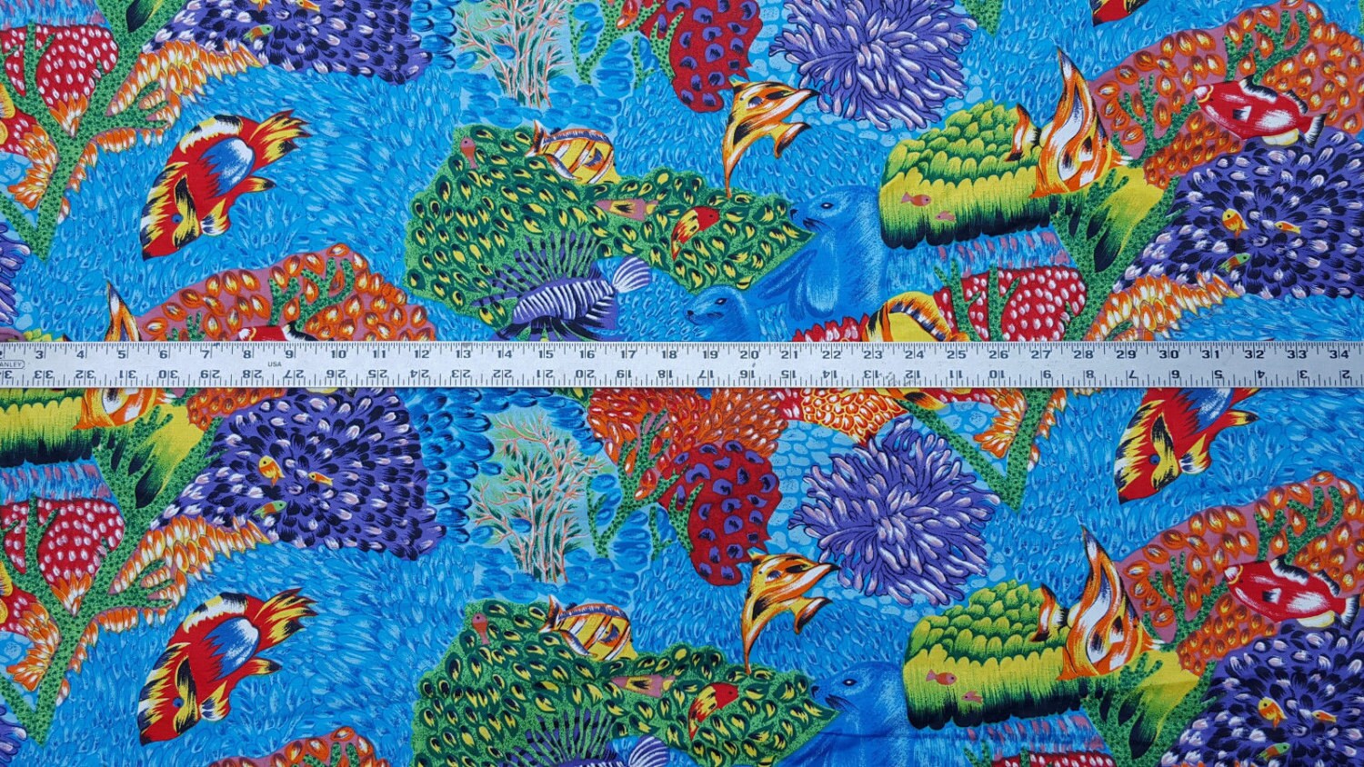 Cotton Fish in the Water Woven Fabric by the Yard Finding Nemo - Etsy