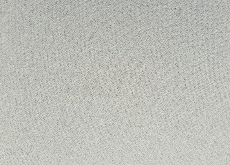 Natural With Gray Cotton French Terry Knit Fabric by the Yard - Etsy