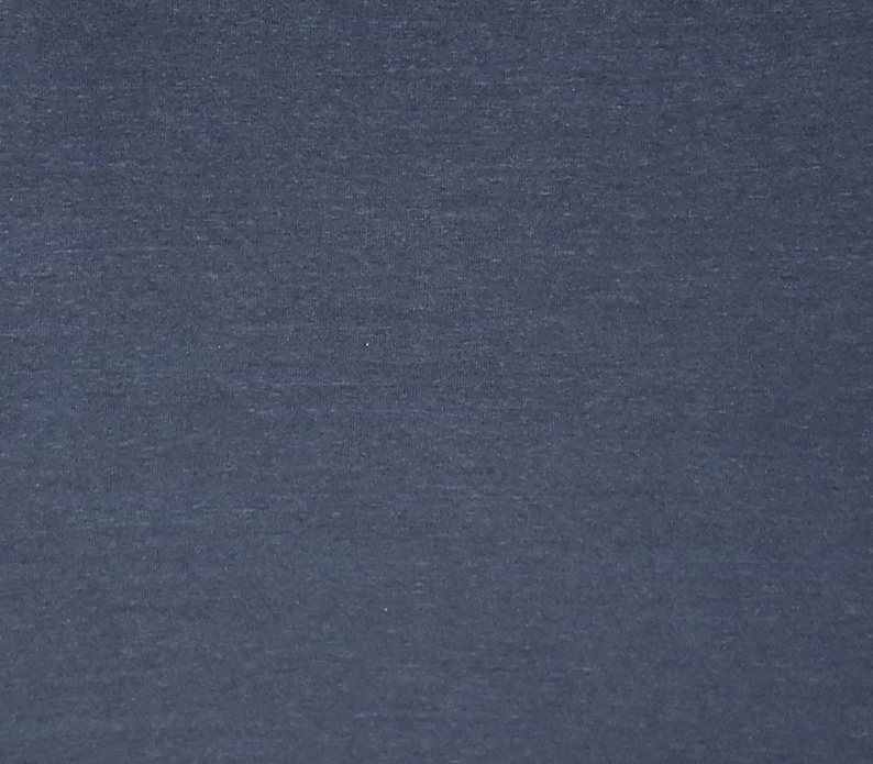 Heather Navy Cotton Fleece Fabric by the Yard 70width - Etsy