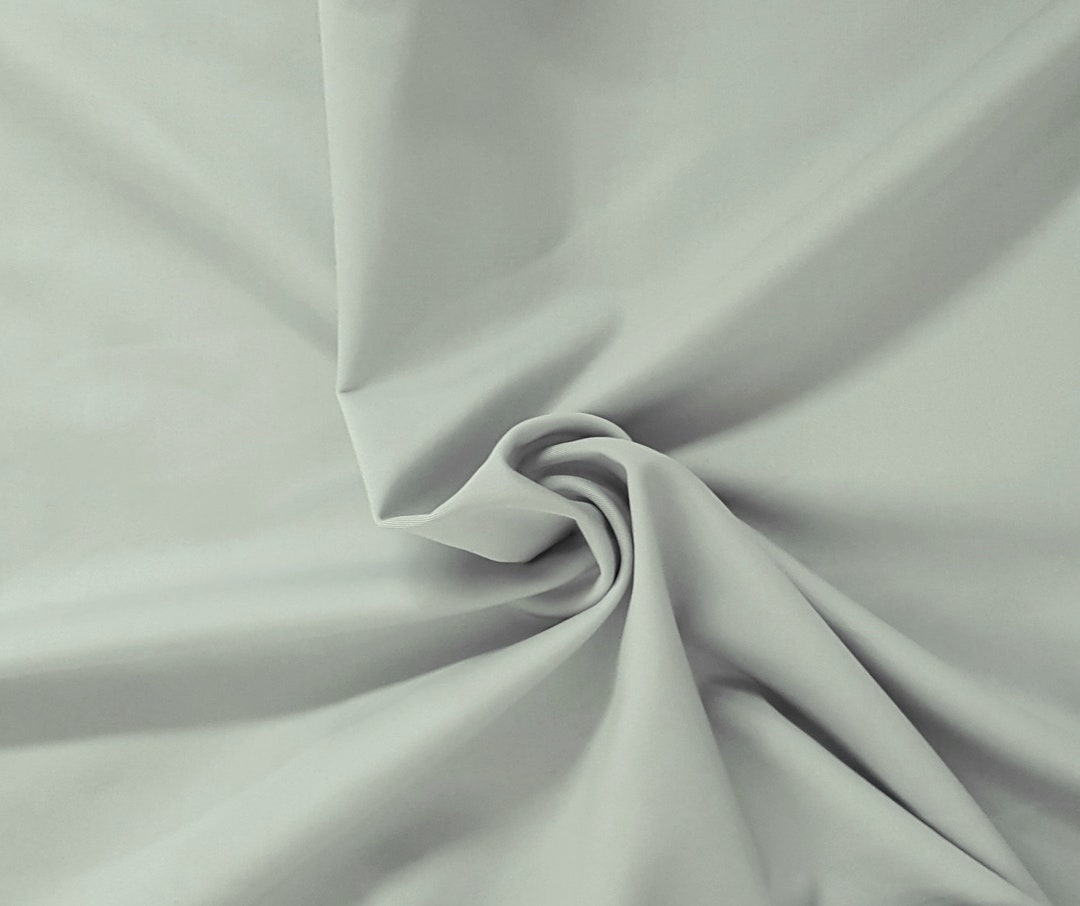 Light Gray Activewear Fabric by the Yard 4 Way Stretch Poly Spandex - Etsy