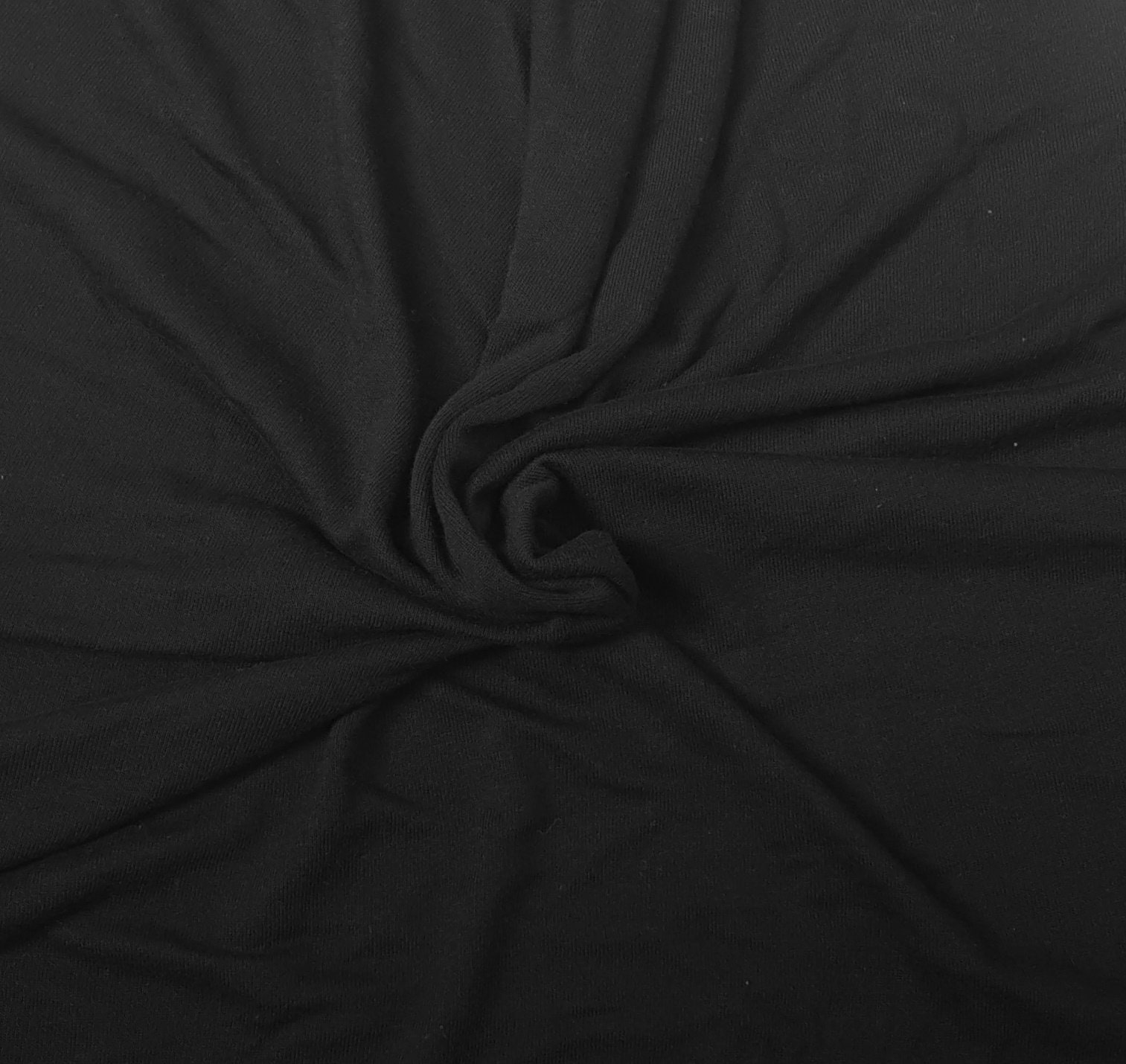 Black Cotton Brushed French Terry Knit Fabric by Yard Soft - Etsy