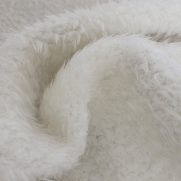 White Fur Fabric - Etsy